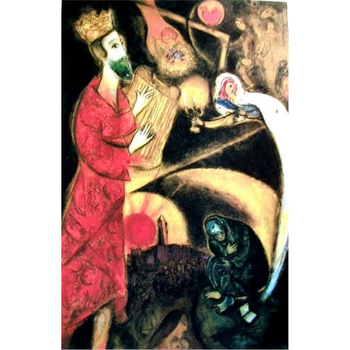 REgele-David-de-Marc-Chagall - REVISTA BAABEL